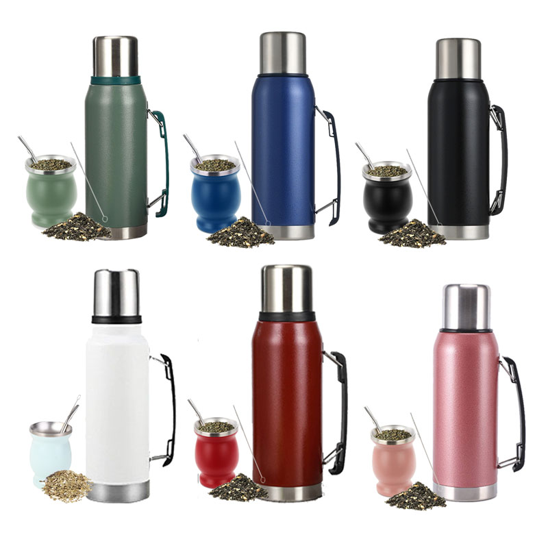 Premium Argentina mate cup set with vacuum flask - iFun